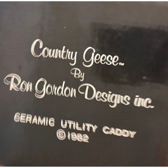 Ron Gordon Design | Accents | Vintage Ceramic White Goose Bowl Ron ...